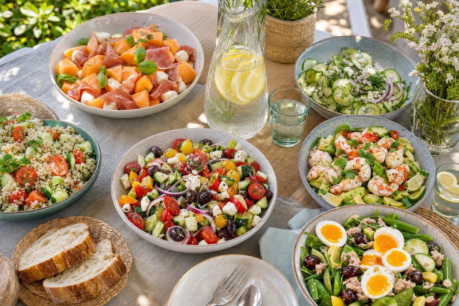 Canicule : ces 10 salades ultra fraîches et pas chères à préparer ce ...