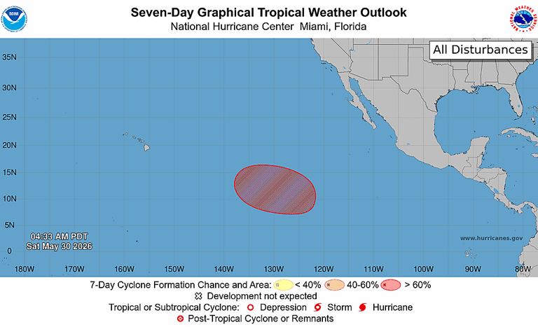 Are the tropics awakening? Hurricane forecasters watch Eastern Pacific