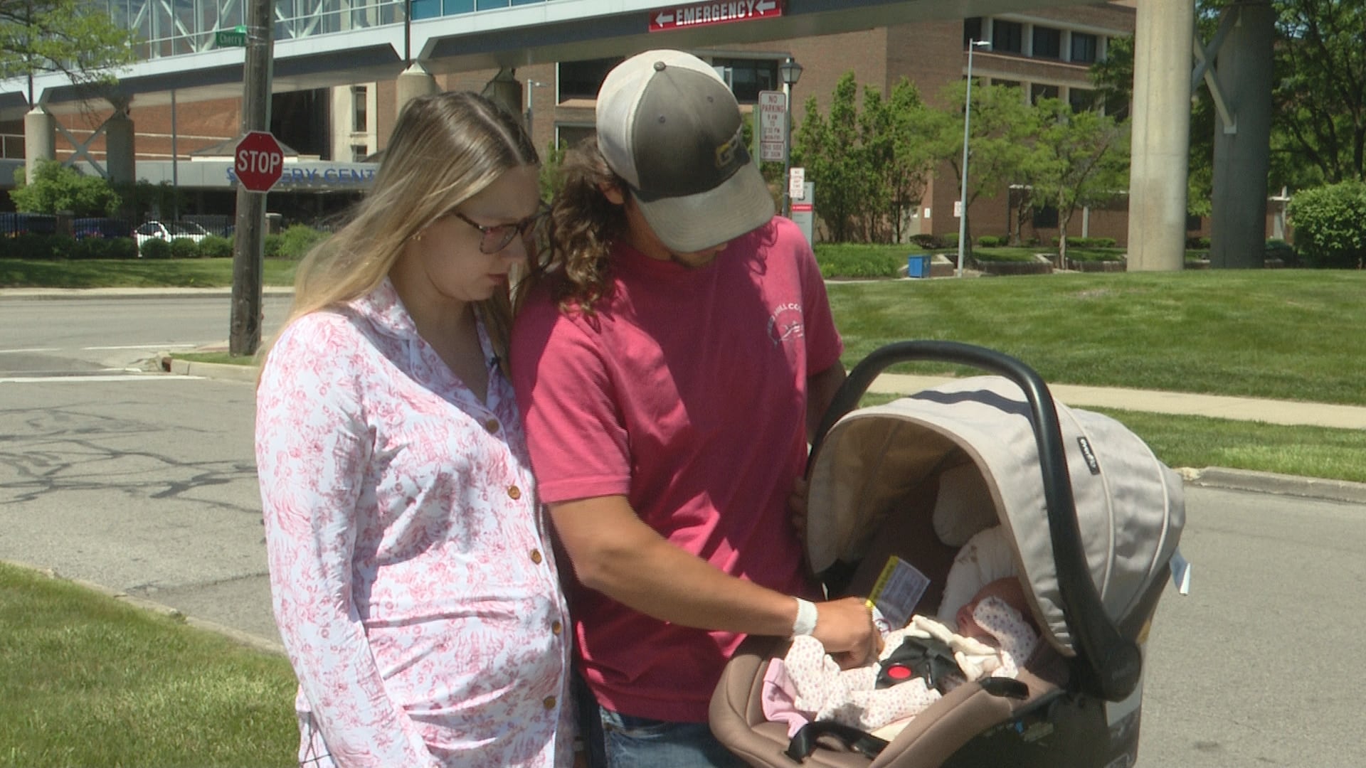 Wauseon couple welcomes baby on Ohio Turnpike