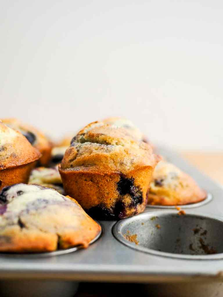 Mini blueberry muffins