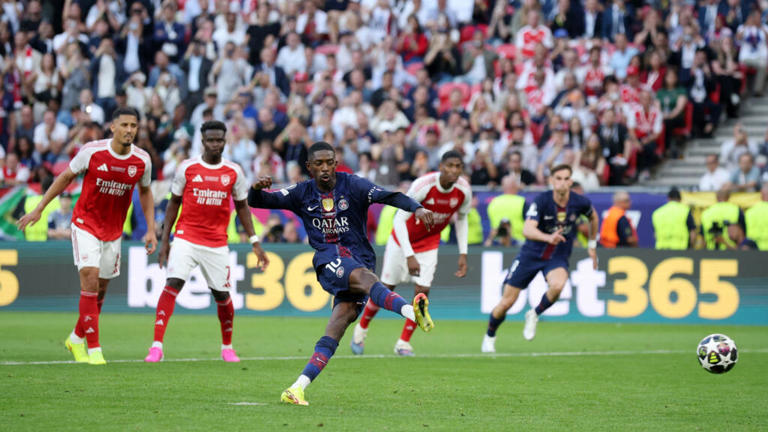 PSG vs Arsenal live: Dembélé levels for the title holders in Champions ...