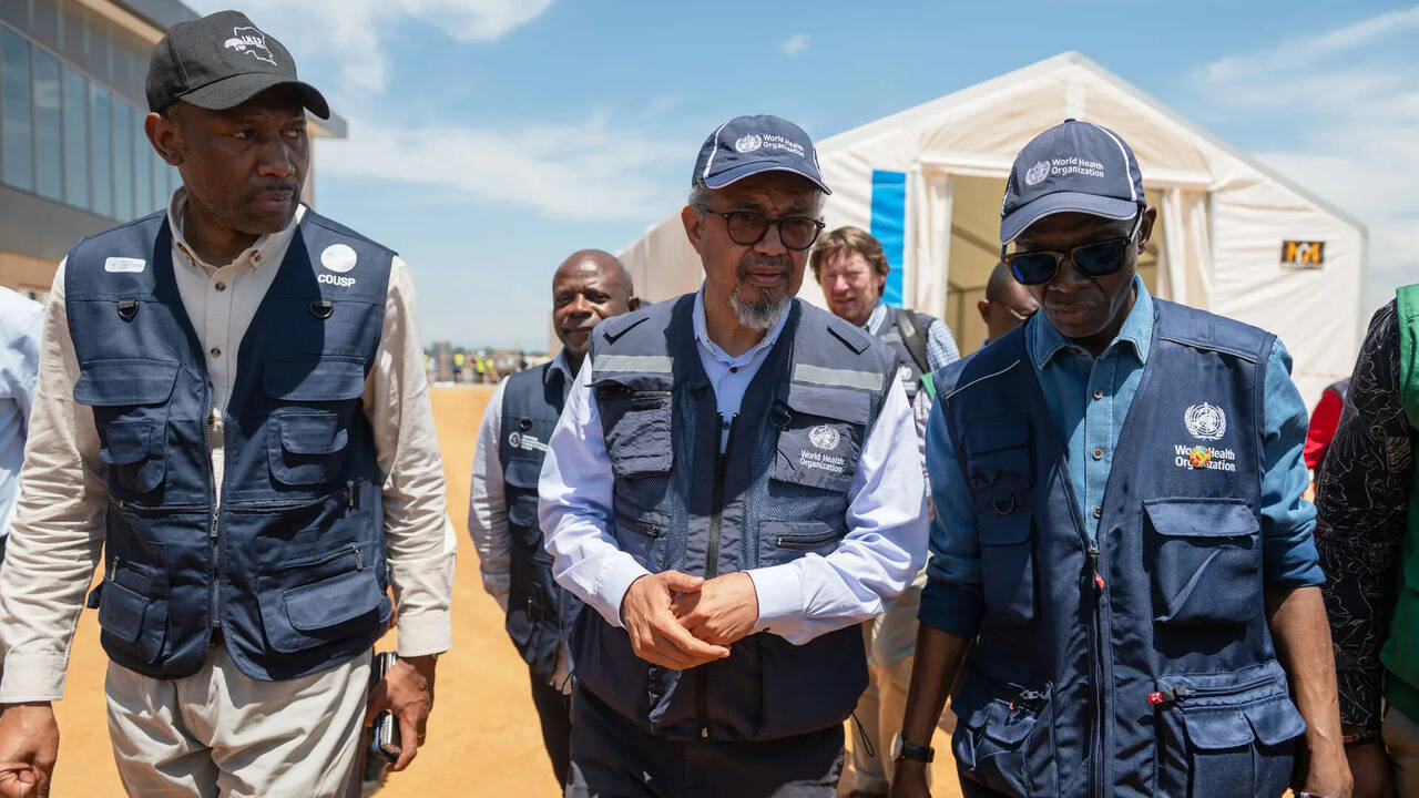 WHO director-general visits Ebola outbreak epicenter in eastern Congo