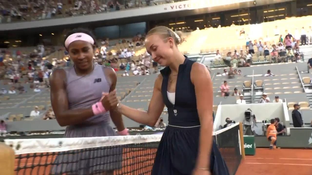 Moment: Defending champion Gauff exits French Open after third round ...