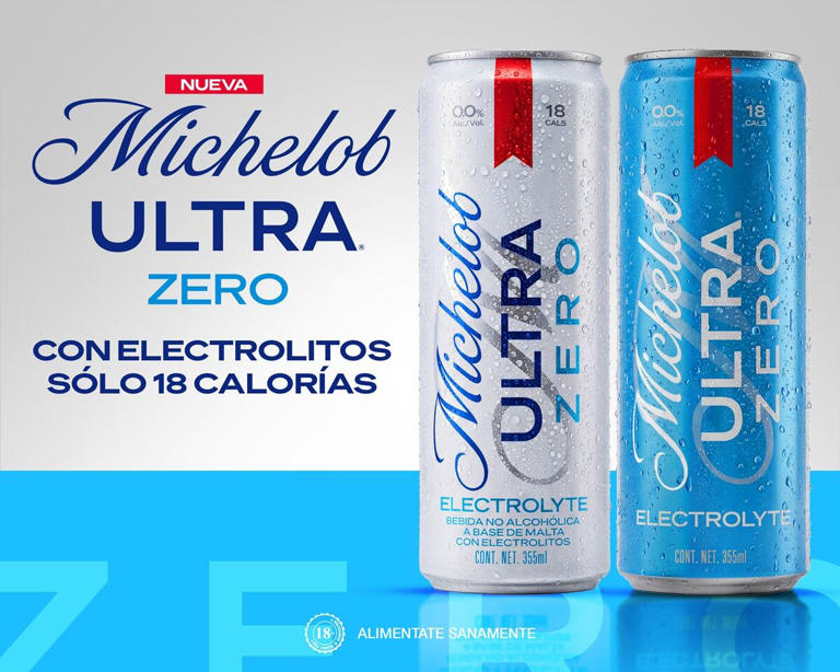Llega a México la Michelob Ultra Zero, la cerveza con electrolitos, 18 ...