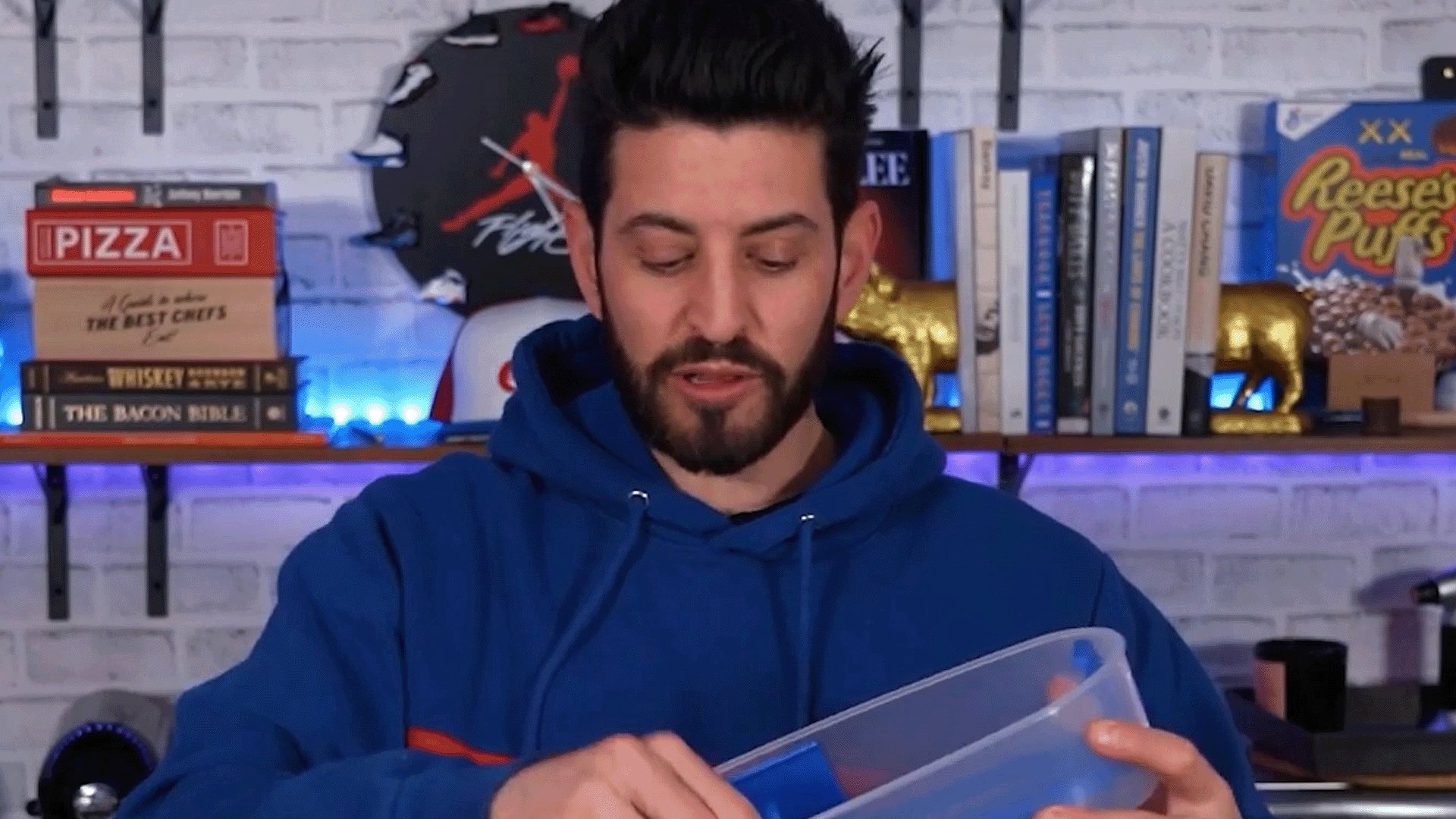 Fiery crispy sandwich reveal
