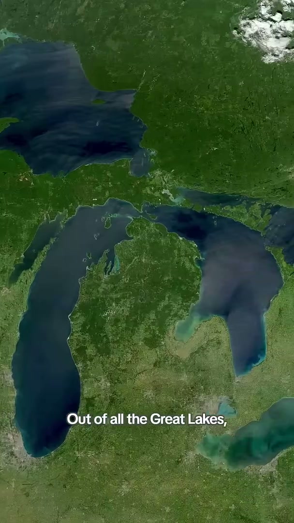 Why this is the most unique Great Lake #geography