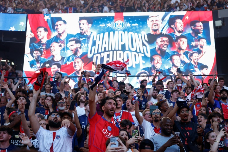 Far from scene of triumph, PSG's Paris home thunders with joy