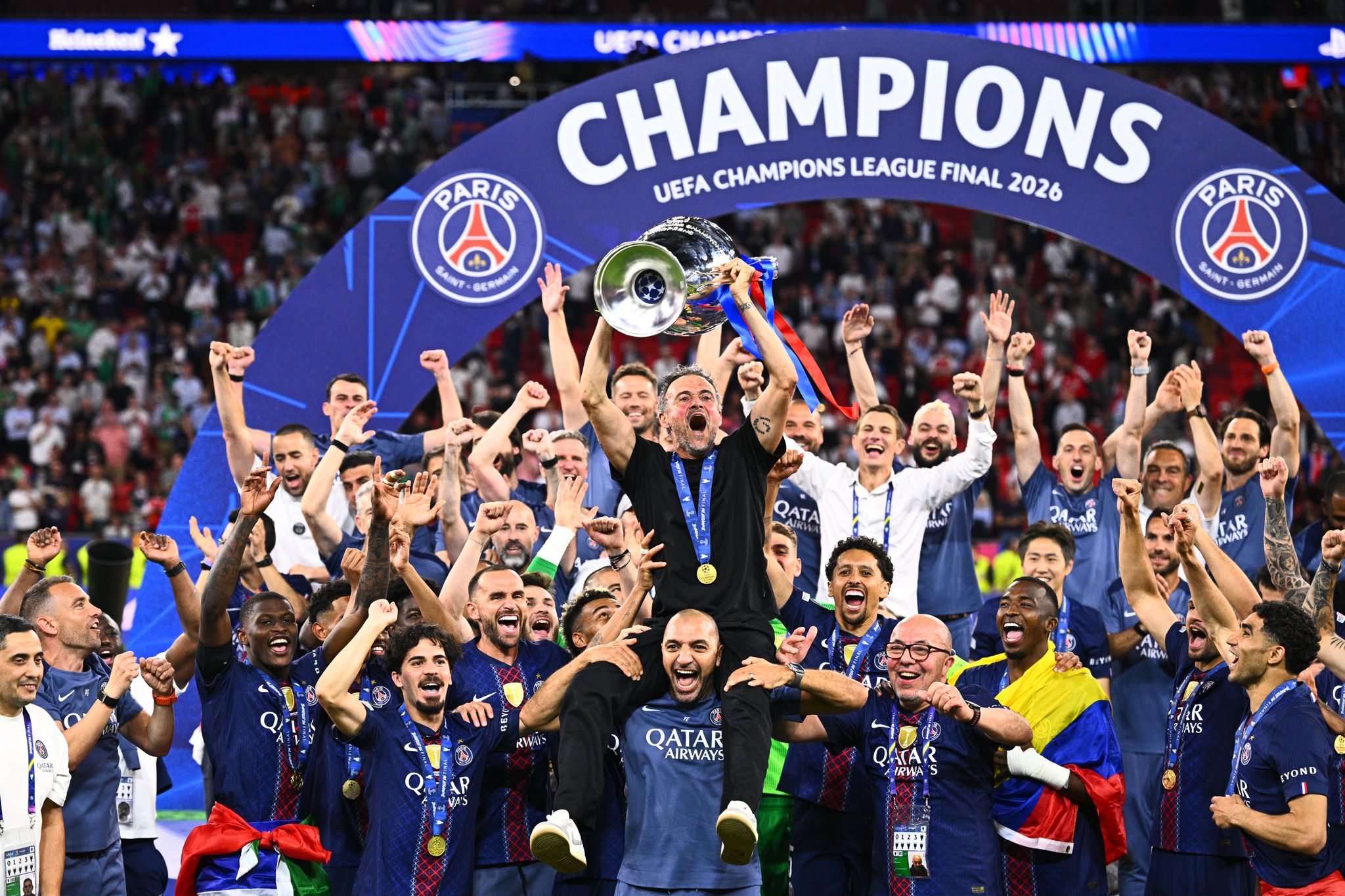 PSG retain Champions League title in shoot-out win over Arsenal