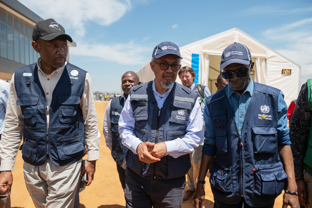 WHO chief visits epicenter of the Ebola outbreak in eastern Congo as ...