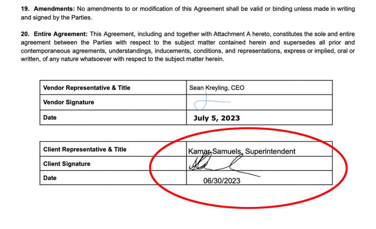 NYC schools chancellor Kamar Samuels signed improper $180K contract ...
