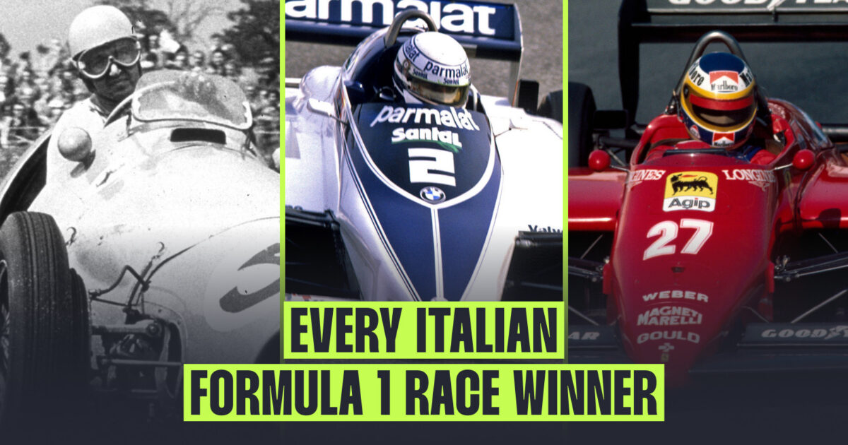 Every Italian driver to win an F1 Grand Prix: Where Kimi Antonelli ...