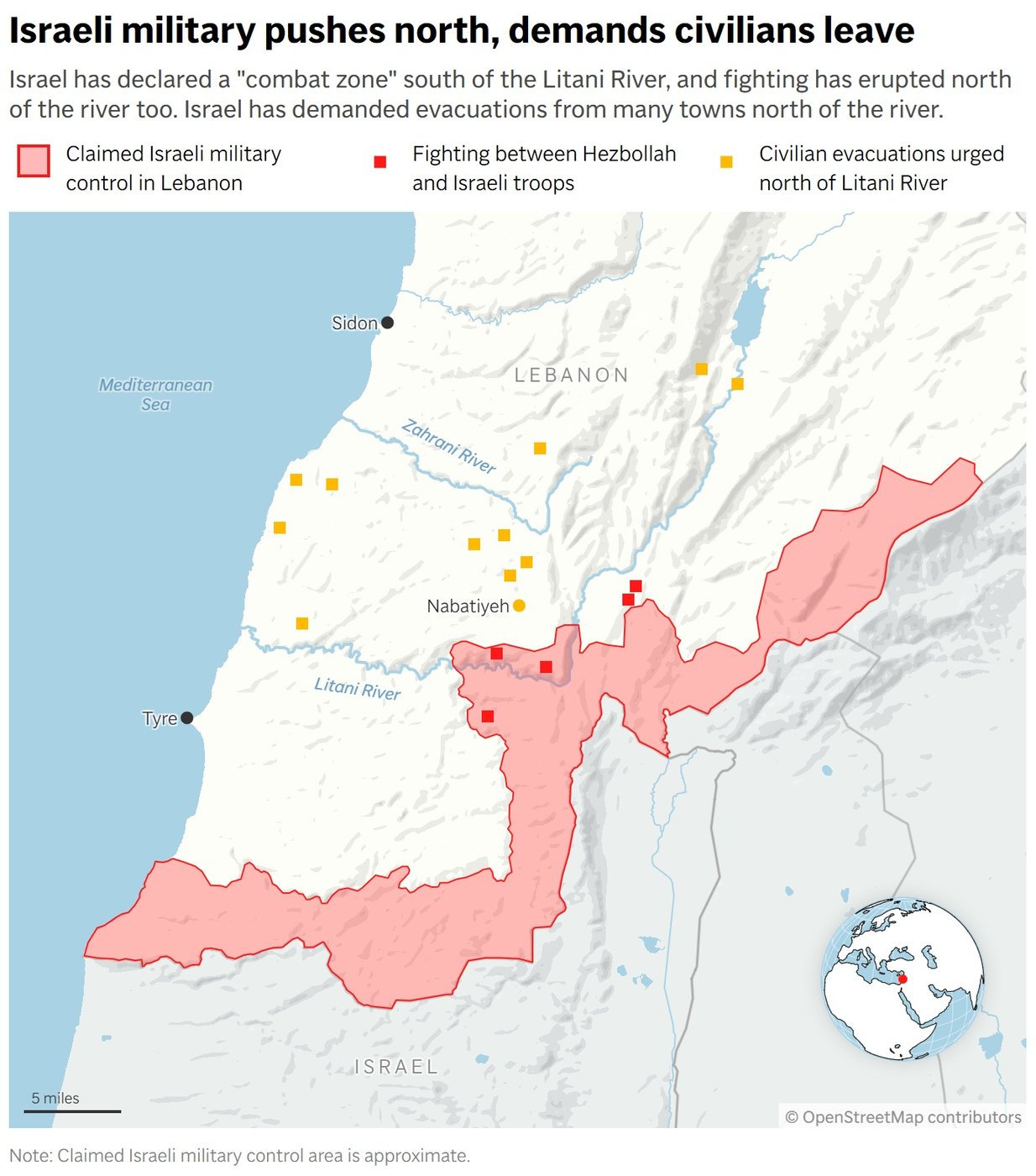 Israeli launches strikes near ancient heritage castle site in southern ...