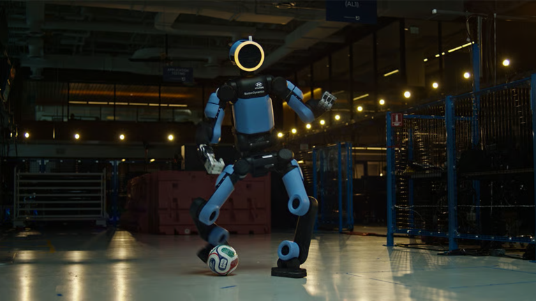 Hyundai showcases Atlas humanoid robot’s football skills in new World ...