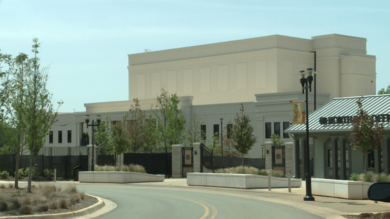 Orion Amphitheater parking deck moving forward