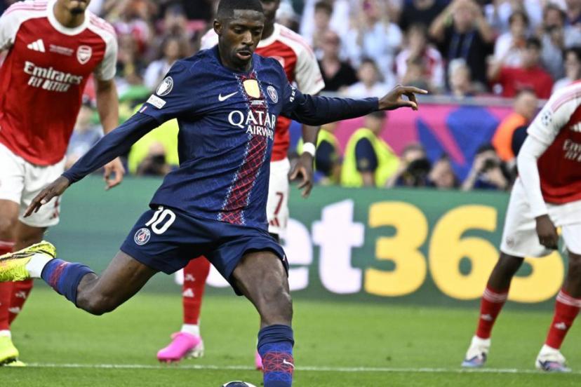 Dembélé’s converted penalty on video
