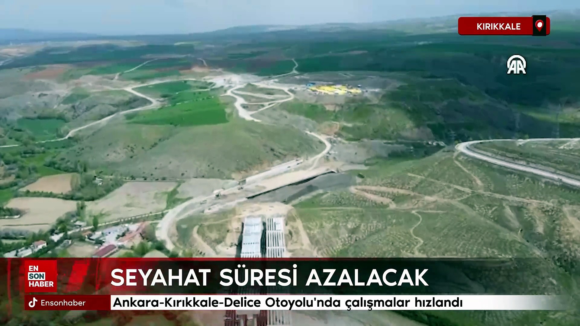 Ankara-Kırıkkale-Delice Otoyolu'nda çalışmalar hızlandı