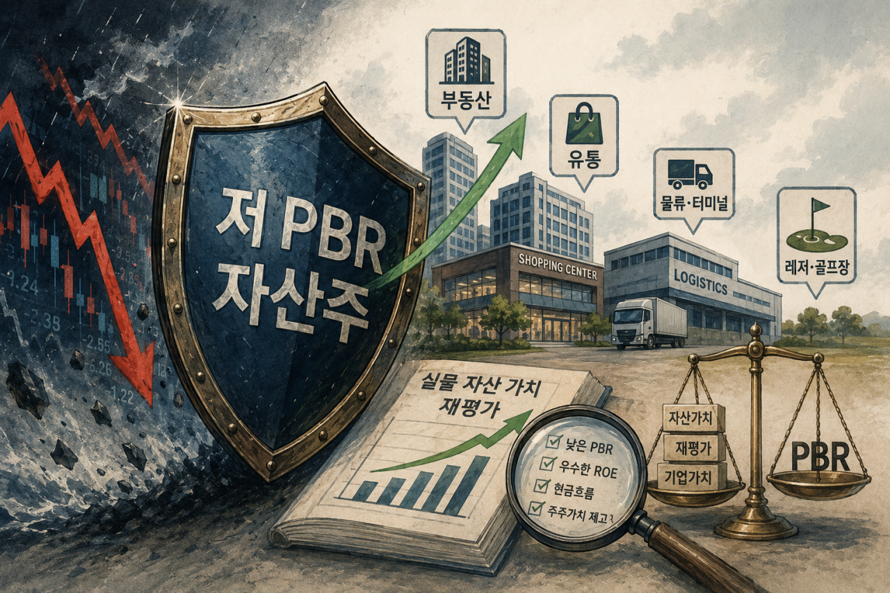 [주末머니] "변동성 클 땐 방패 들어야…'저PBR 자산주' 담아라"