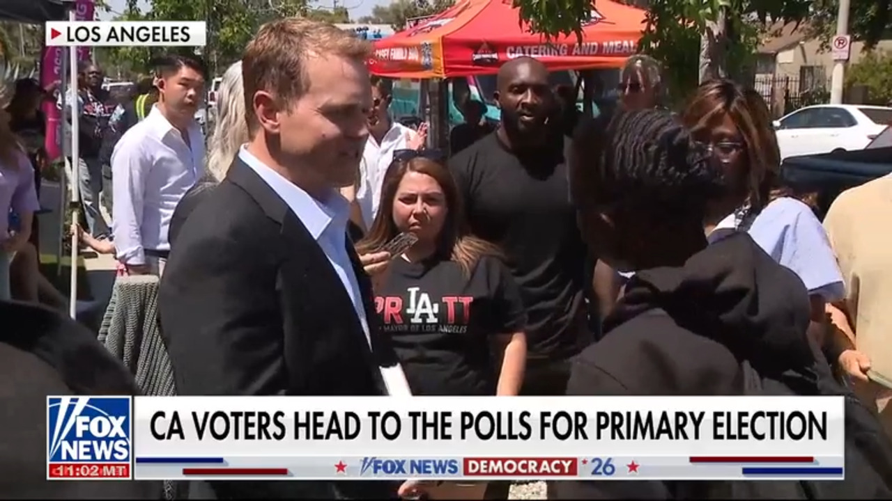 California voters head to polls for primary voting amid tight Los ...