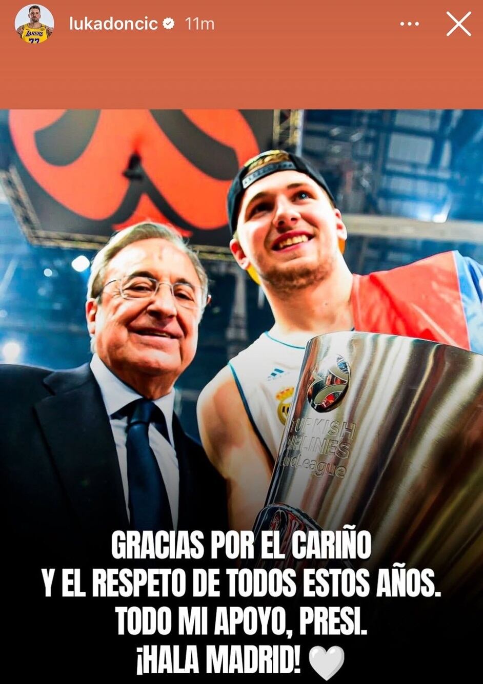 Basketball stars back Florentino: "The best president in the world"