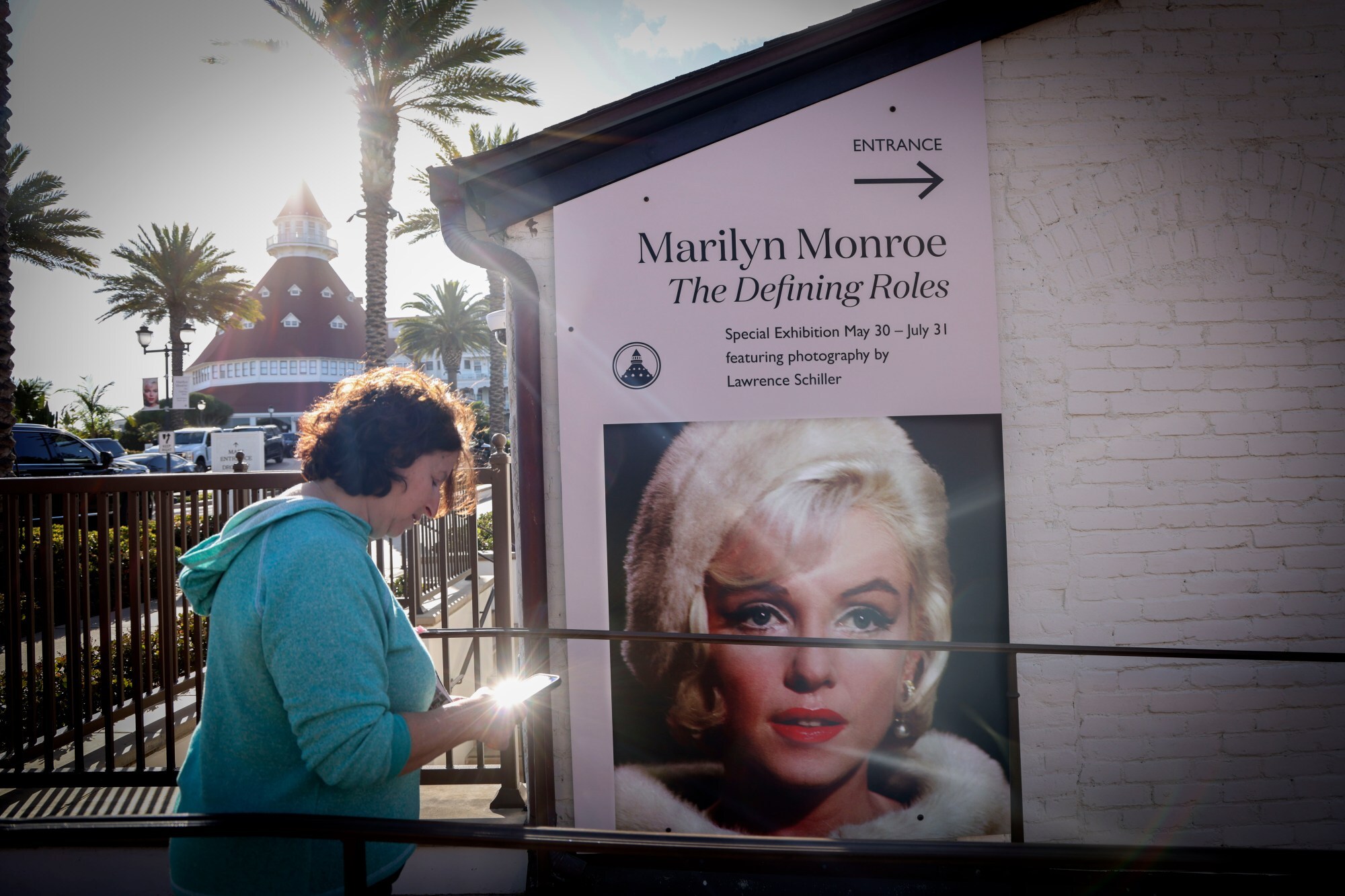 Hotel del Coronado debuts Marilyn Monroe exhibit for her 100th birthday