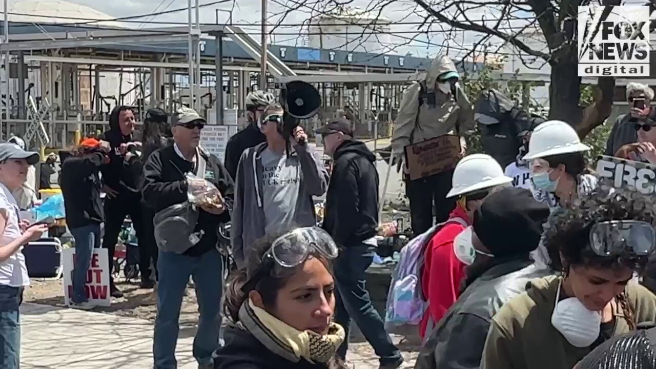 Communist messaging on display as activists gather outside NJ ...