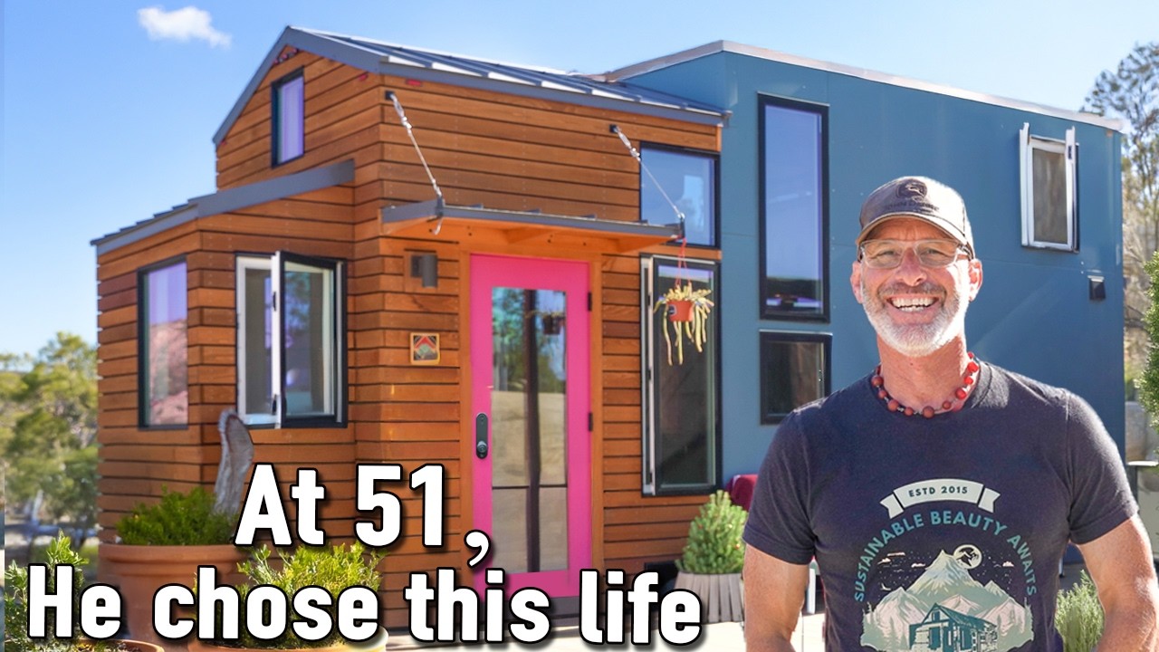 He downsized into a beautiful tiny home with zero regrets