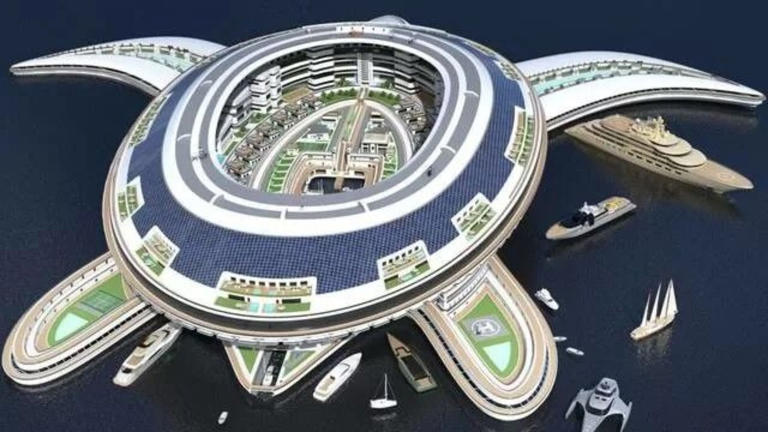 Zarpa el crucero más grande del mundo: tiene forma de tortuga marina ...