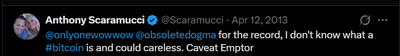 Anthony Scaramucci heard Hal Finney & Winklevoss twins, yet couldn't ...