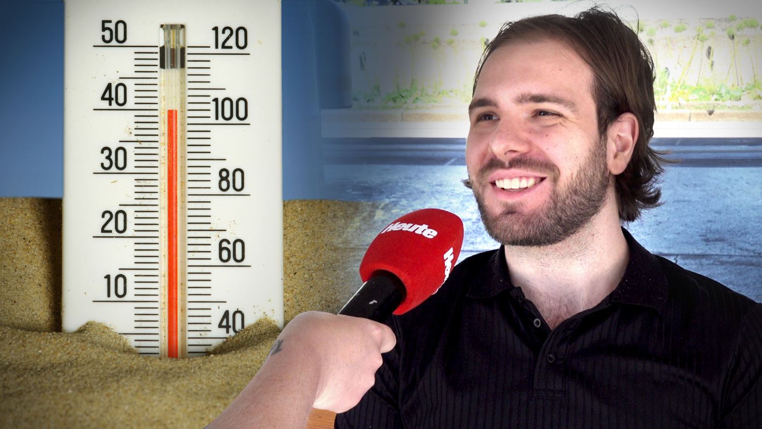 Bleibe im Bett! Mann hat ultimative Anti-Hitze-Taktik