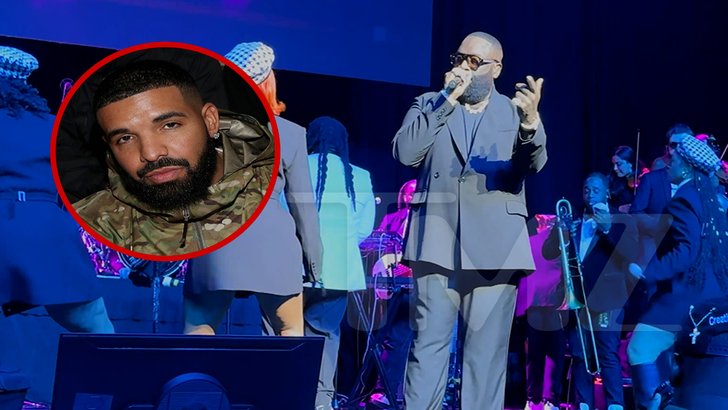 Rick Ross performs Drake tracks at tour kickoff, rejects reconciliation