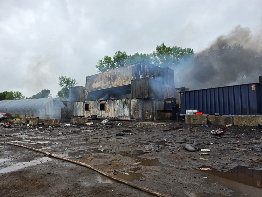 ‘I thought it was just a big cloud’: No injuries after large fire at ...