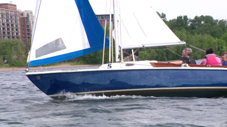Sailing program helps visually impaired athletes take to the waves