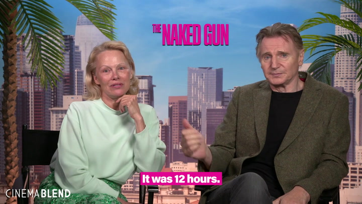 Pamela Anderson tells us how long it took to shoot that hilarious ...