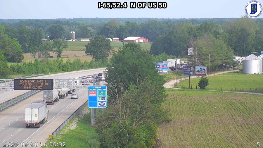 12-year-old dead after 4-vehicle crash on Interstate 65 in Jackson County