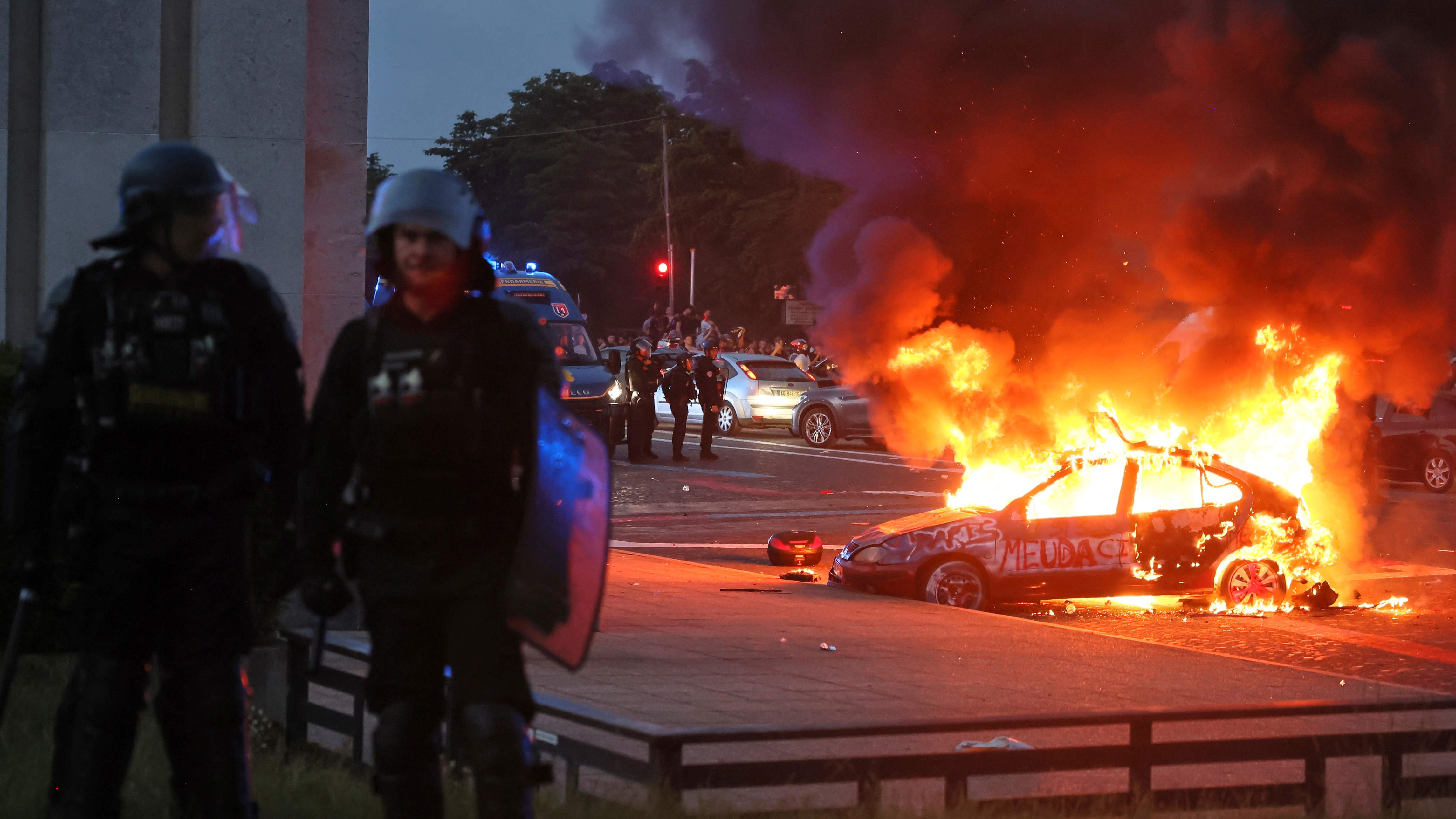 French police detain hundreds during Champions League final violence