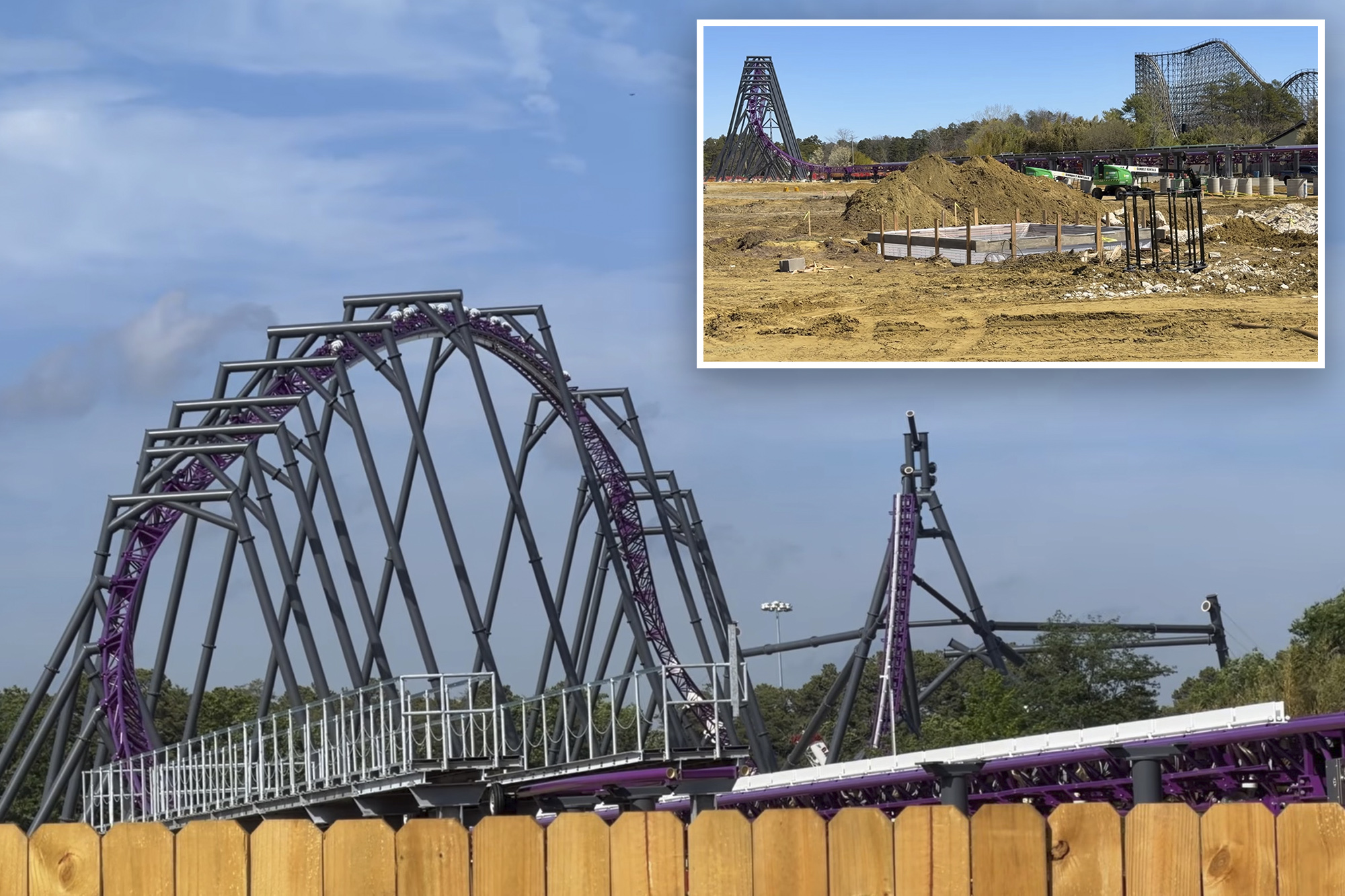 Six Flags’ new roller coaster will be among top 5 tallest in the world