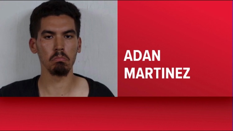 Adan Martinez charged after officer shot during struggle on Airline Road