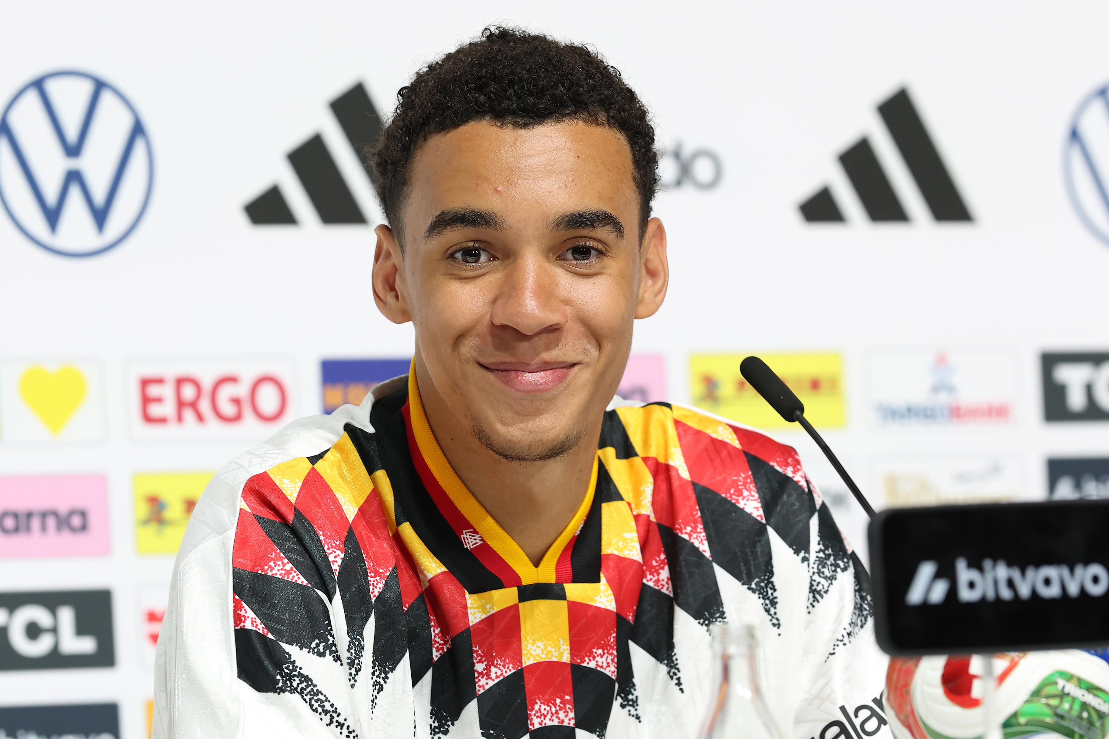 Jamal Musiala relieved to score for Germany