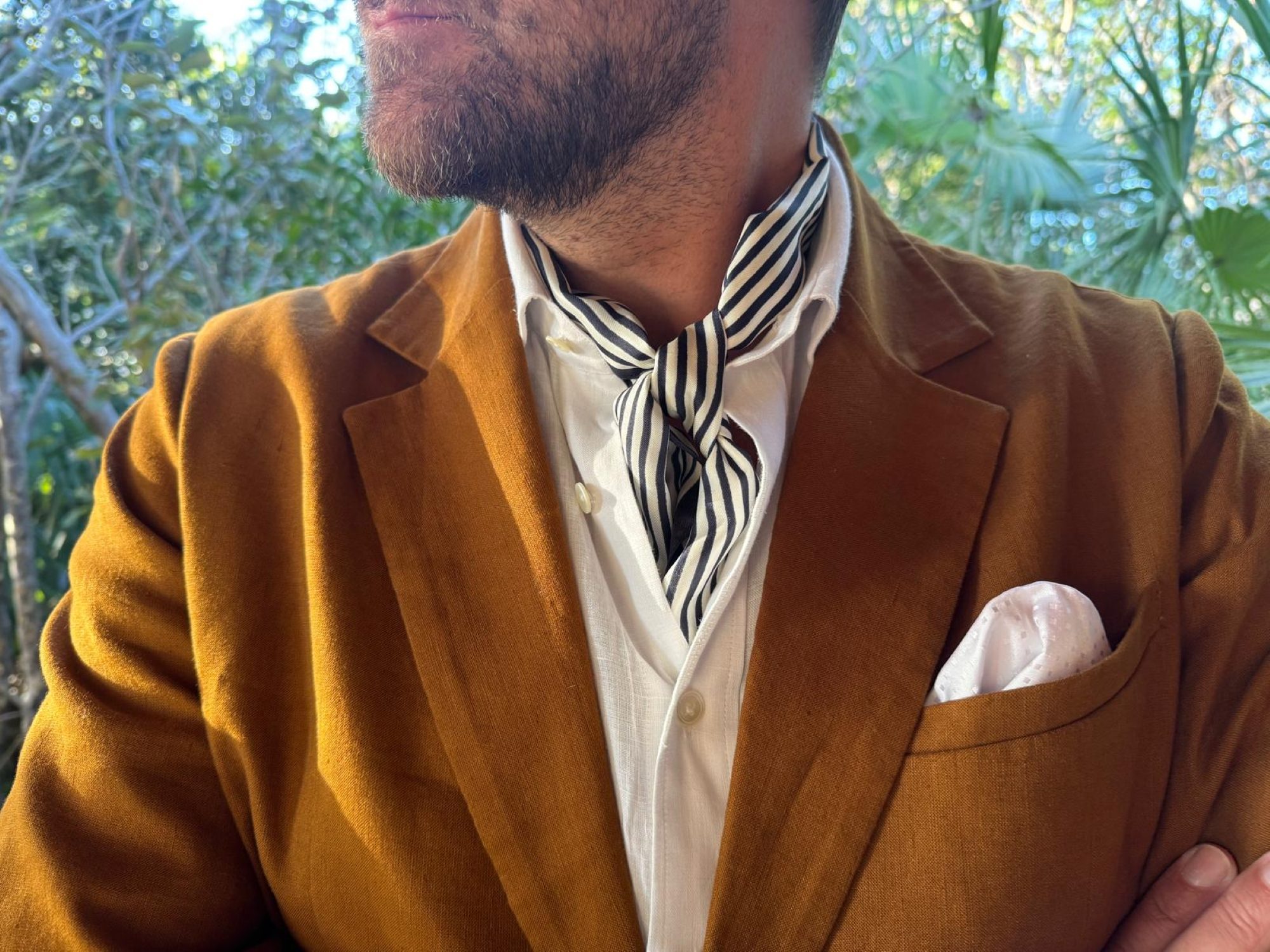 Summer style: Adopt the summer scarf with Orlebar Brown