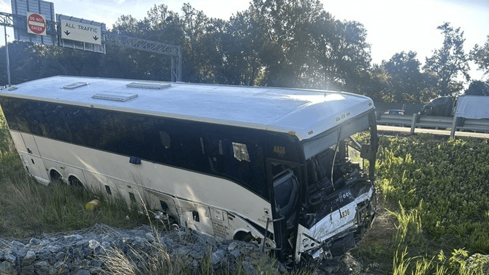 NTSB probes I-95 Virginia bus crash that killed 5, including 2 children