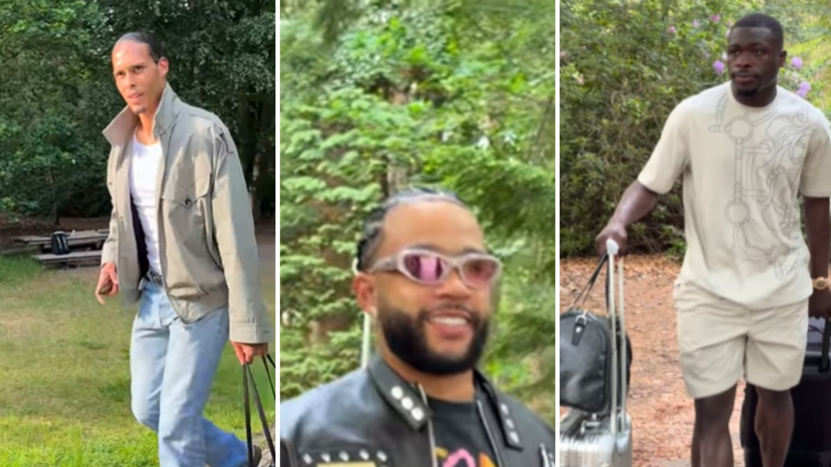 Memphis Depay trekt met outfit alle aandacht bij aankomst Oranje: 'Wat ...