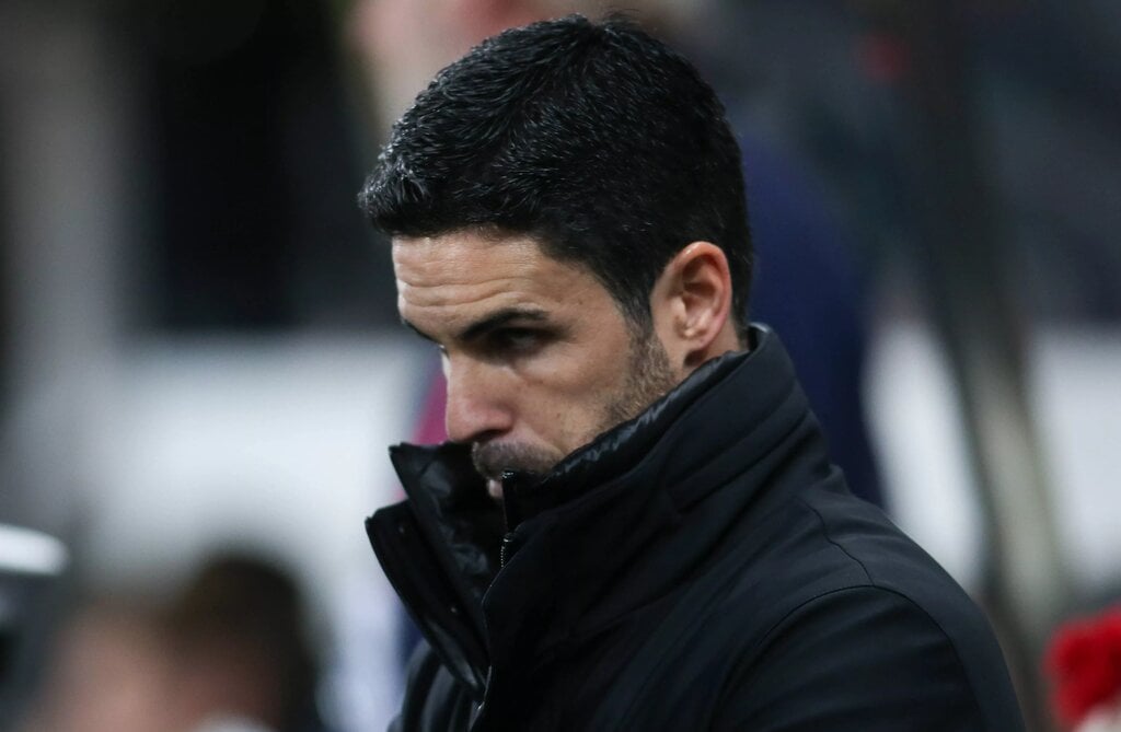 Mikel Arteta reacts to Champions League heartbreak
