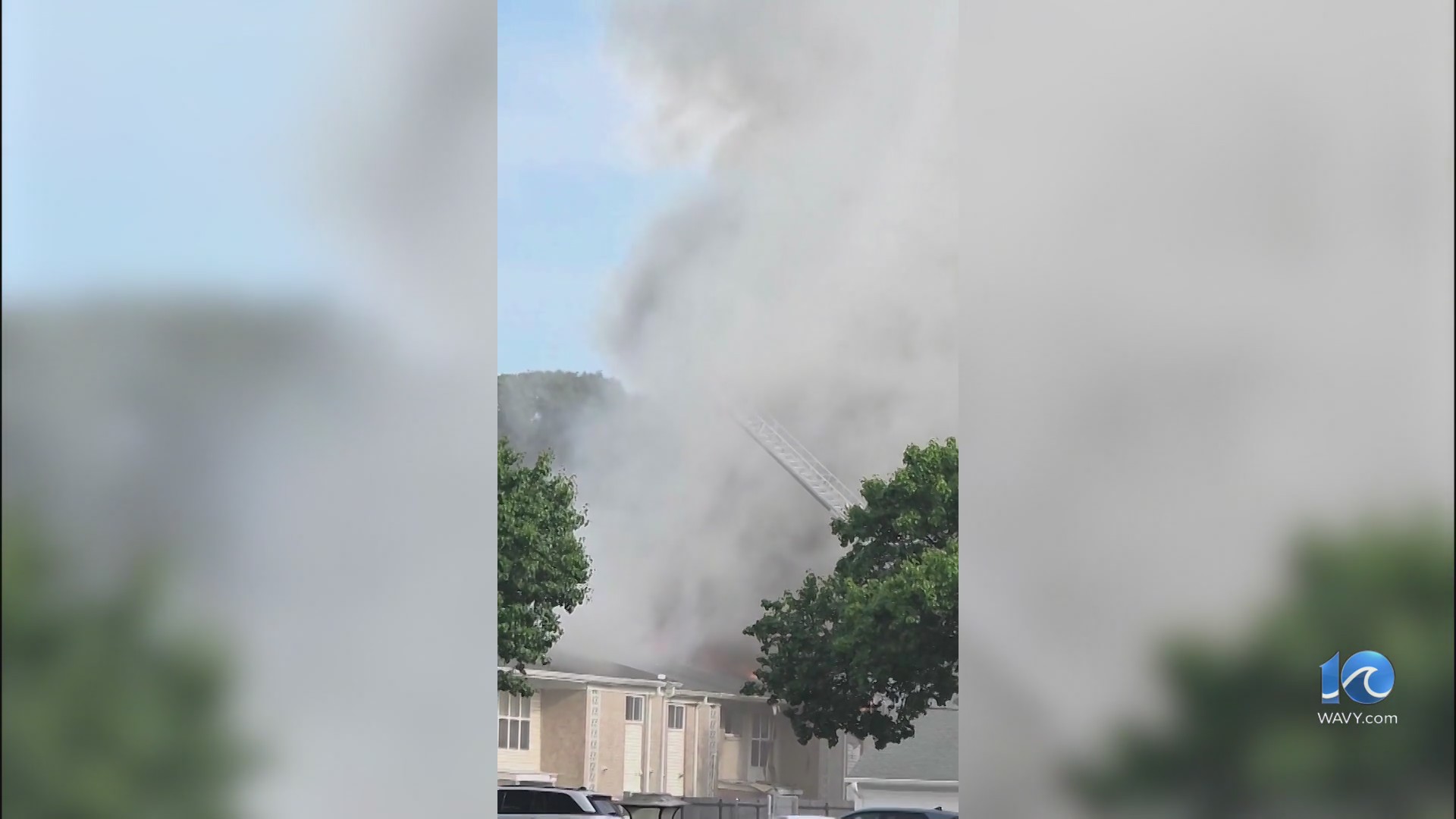 Firefighters battle 2-alarm fire at Newport Landing Apartments in ...