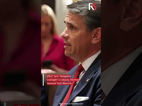 Pam Bondi hurls Todd Blanche 'under the bus' at House Epstein hearing ...