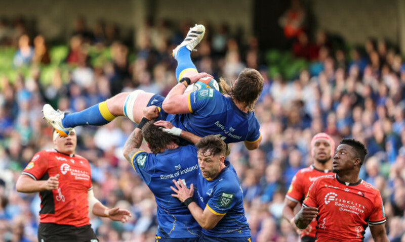 Leinster and Lowe make light work of Lions to earn URC semi-final