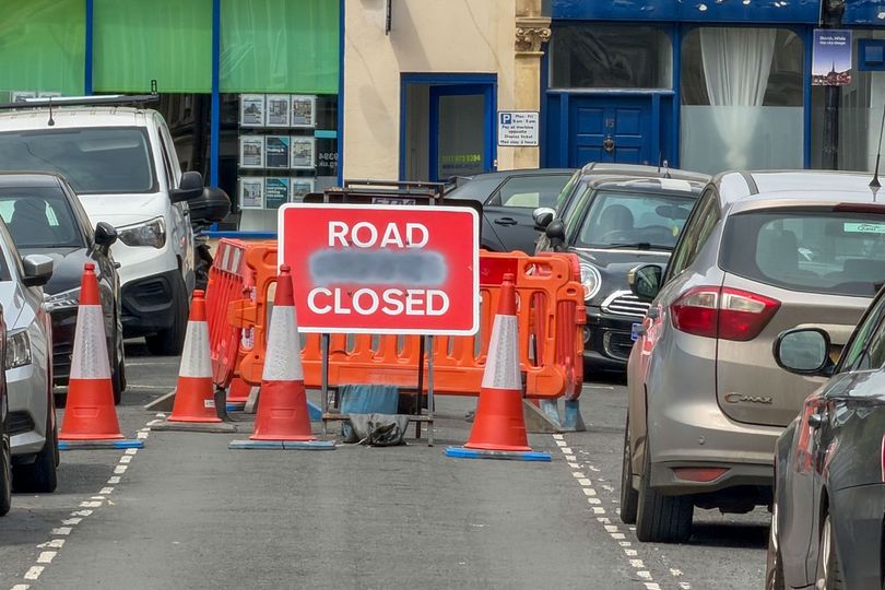 Two-foot deep sinkhole appears in leafy Bristol area