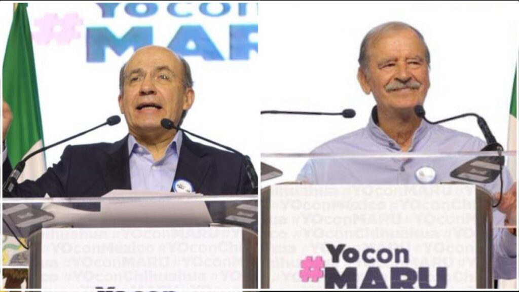 Con Calderón y Fox, figuras del PAN cierran filas con Maru Campos ...