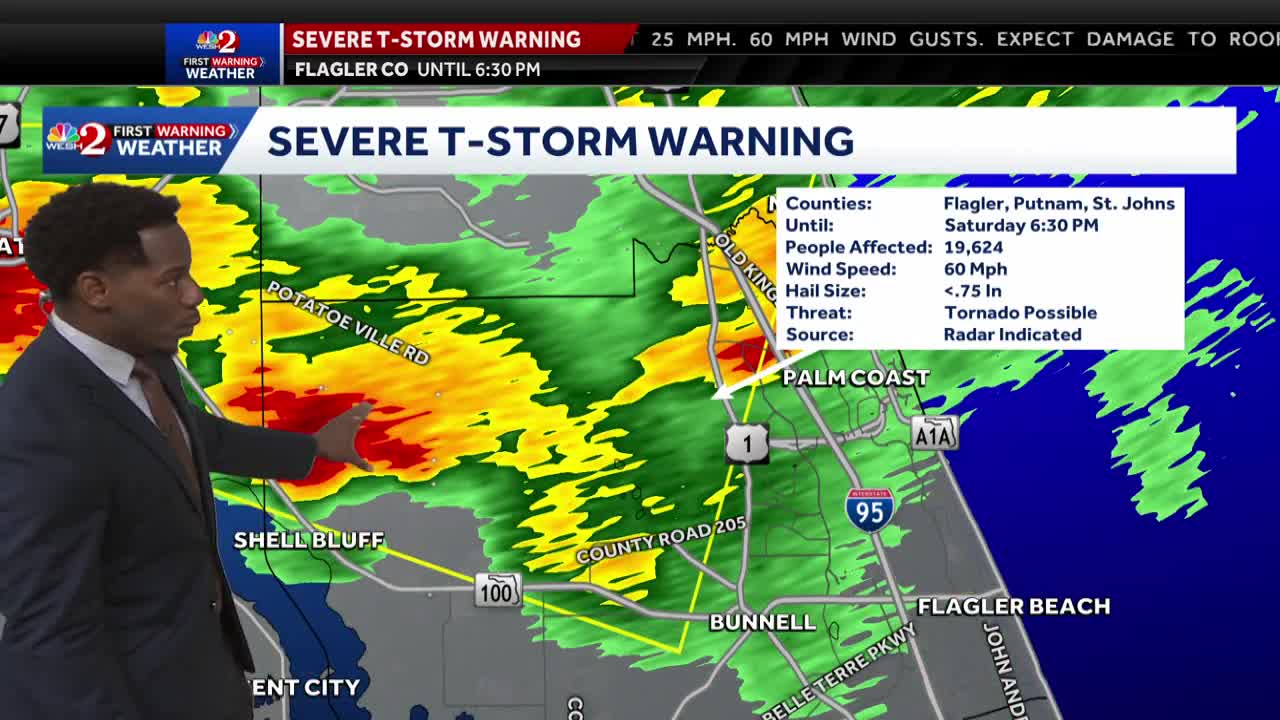 Impact weather in Central Florida - Severe thunderstorms show signs of ...