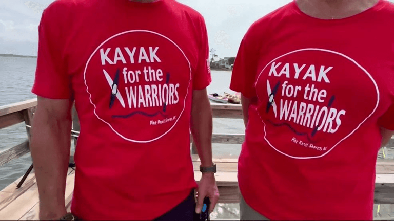 Kayak 4 Warriors paddlers raise funds for wounded veterans