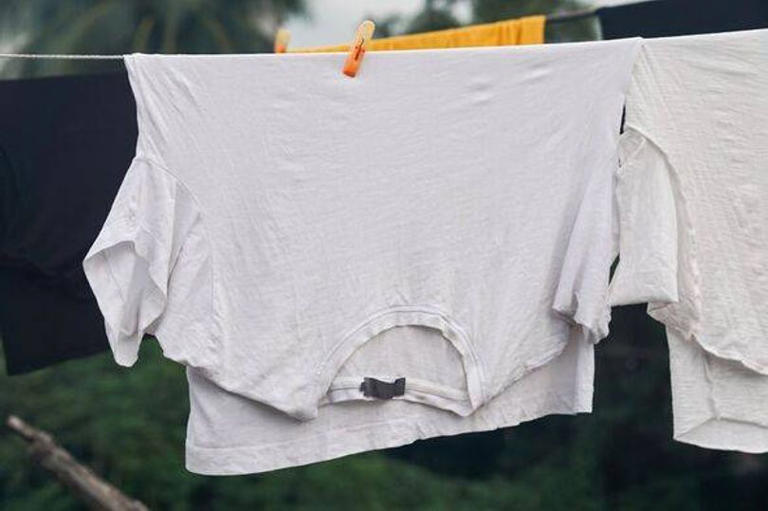 Remove yellow clothing stains easily using 2-ingredient solution that ...